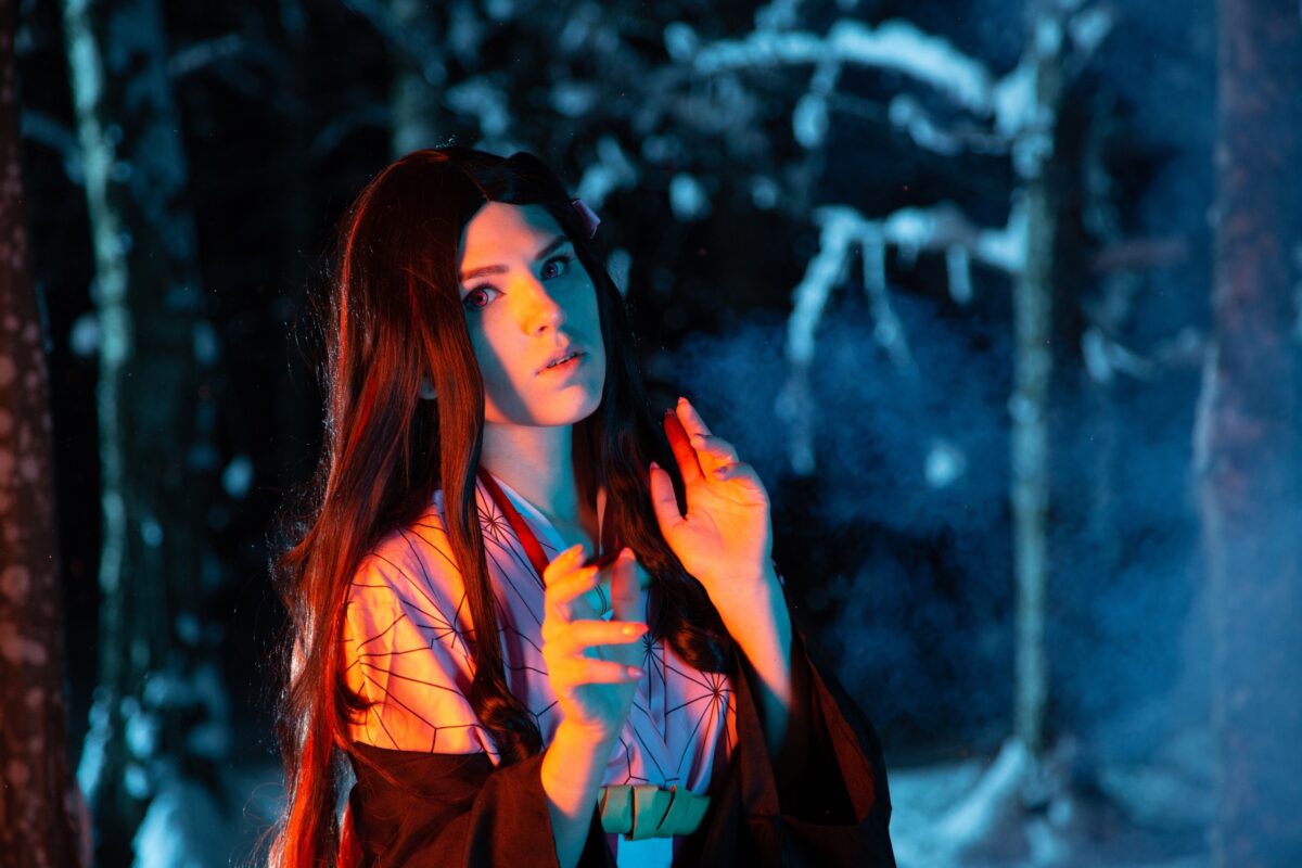 Белоруска сделала косплей на Nezuko Kamado из аниме “Истребитель ...